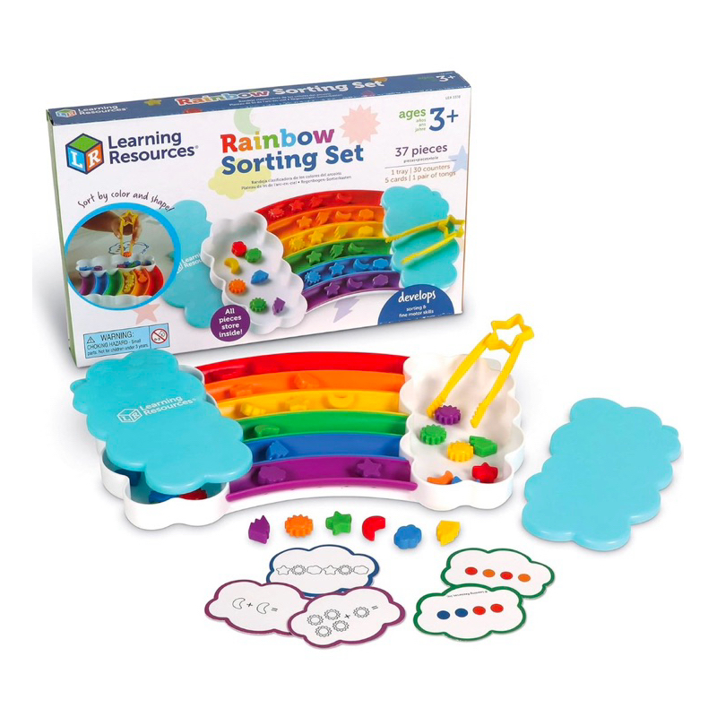 rainbow sorting set พร้อมส่ง ของแท้ จาก usa learning resources | Shopee ...
