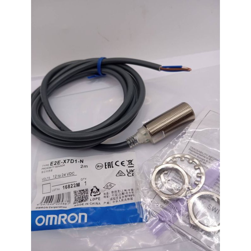 E2E-X7D1-N Omron Proximity Sensor Switch ขนาด M18 ระยะ 7 mm 12-24VDC 2M ร้านในไทยสินค้าพร้อมส่ง ...