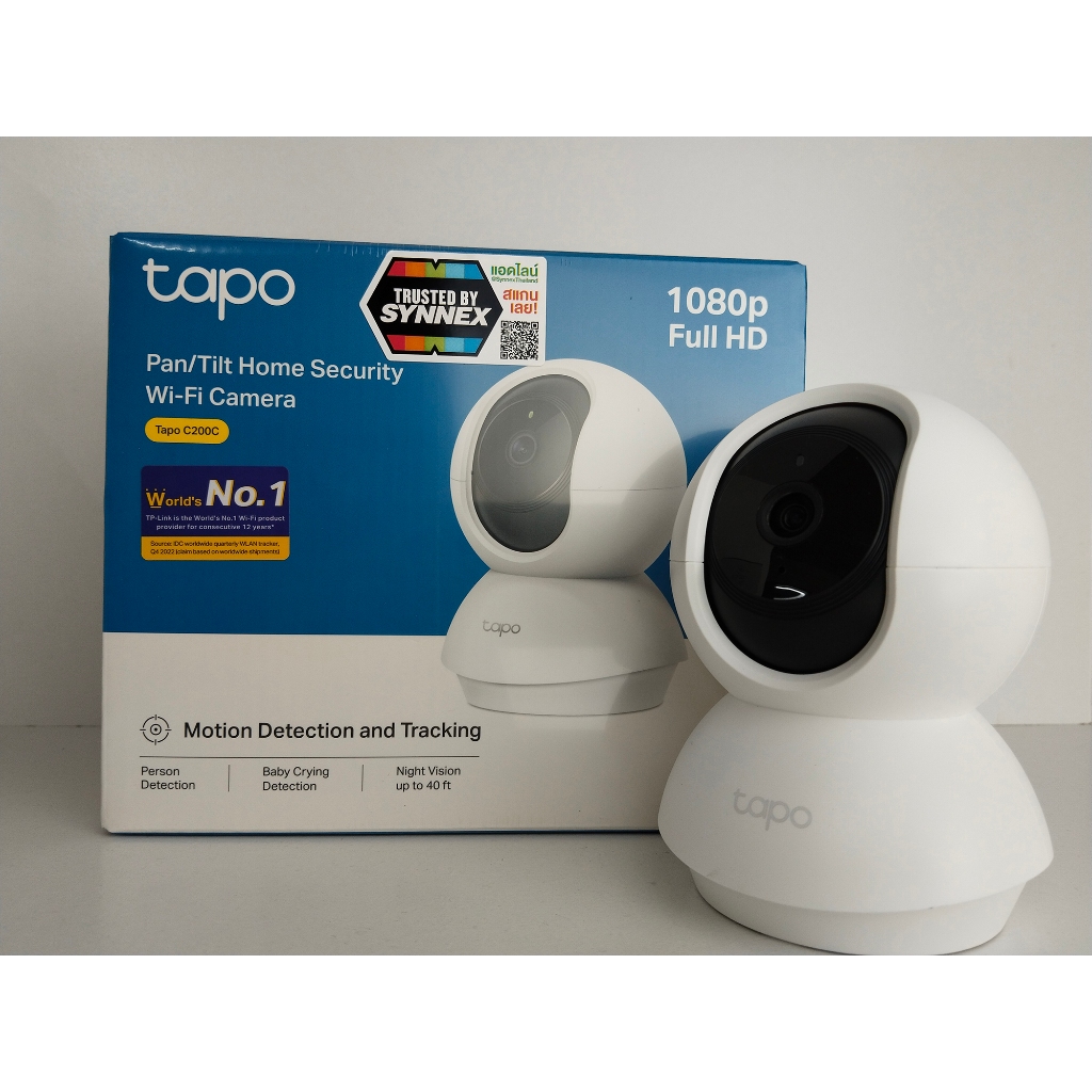 ถูกที่สุด TP-LINK กล้องวงจรปิดไร้สาย Tapo C200C ความคมชัด 1080p 2 ล้าน ...