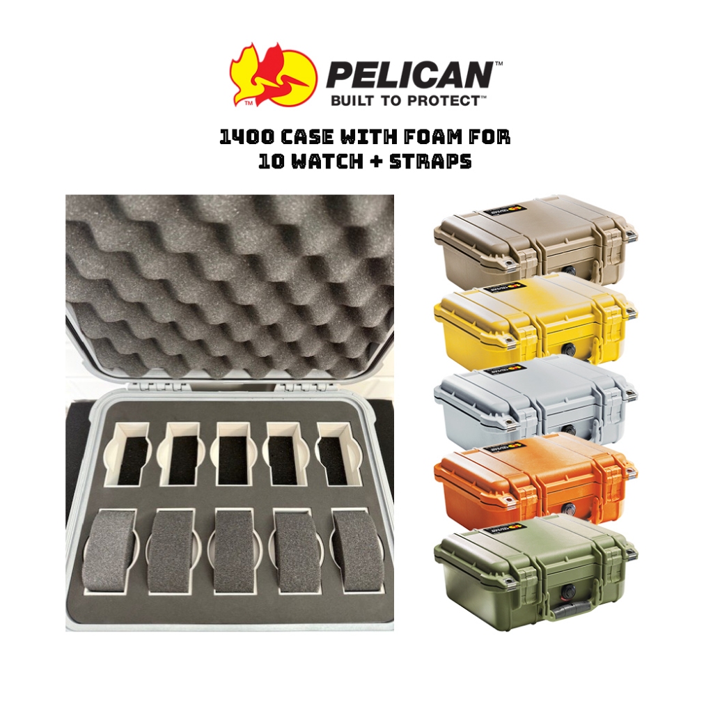 Pelican 1400 watch case for 10 watches - กล่องใส่นาฬิกา 10 เรือน ...