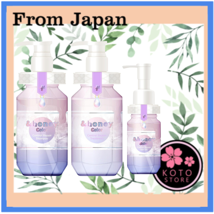 &honey Control Repair Shampoo 440ml/Treatment 445g/Hair Oil 100ml ผลิตภัณฑ์ดูแลเส้นผม บำรุงผม ทำ ...