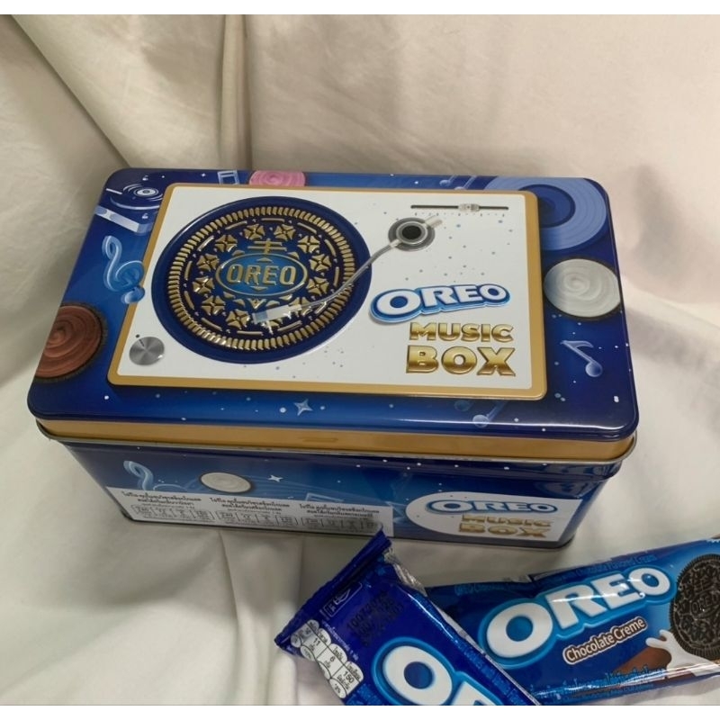 Oreo box กล่องดนตรี กล่องโลหะ สำหรับเก็บของ กล่องเปล่า | Shopee Thailand