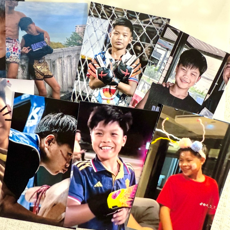 รูป โพลารอยด์ การ์ด บางแสนไฟท์คลับ Bangsaen Fight Club นักมวย เตย ตูน ...