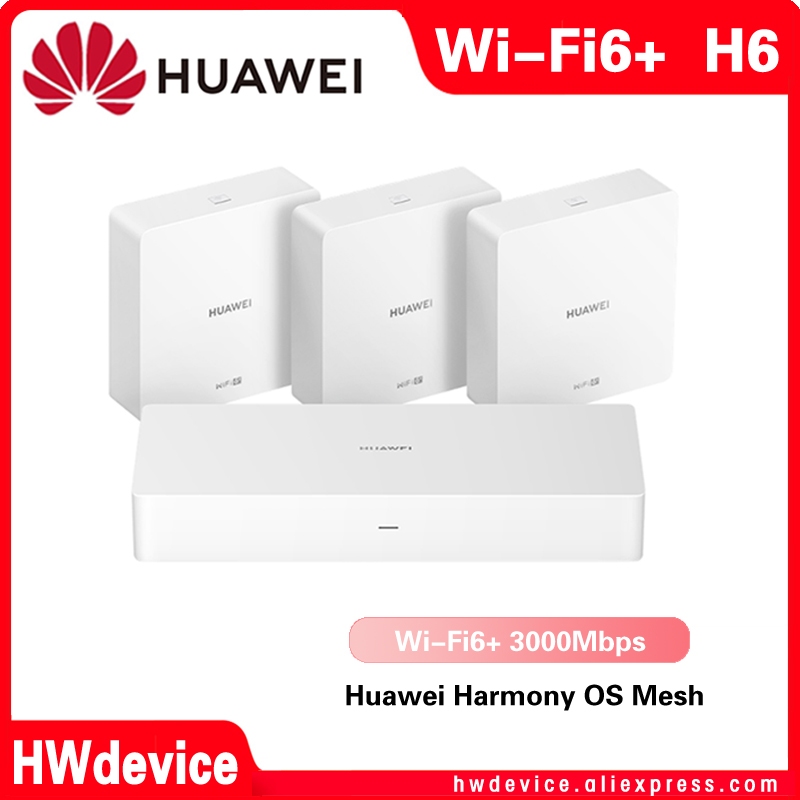 ใหม่ Huawei Router H6 HarmonyOS ตาข่าย Wifi Gigabit Router H6 Pro 6 + 3000 Mbps เต็มรูปแบบ Dual ...