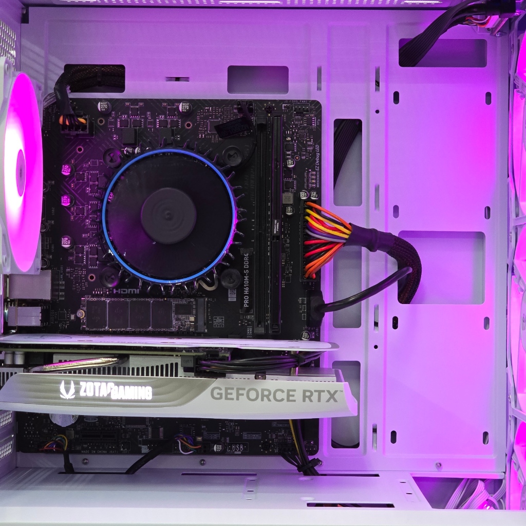 NSR-PC-SPL คอมประกอบ CPU CORE I5-12400F / RTX 4060 WHITE / 16GB DDR4 ...