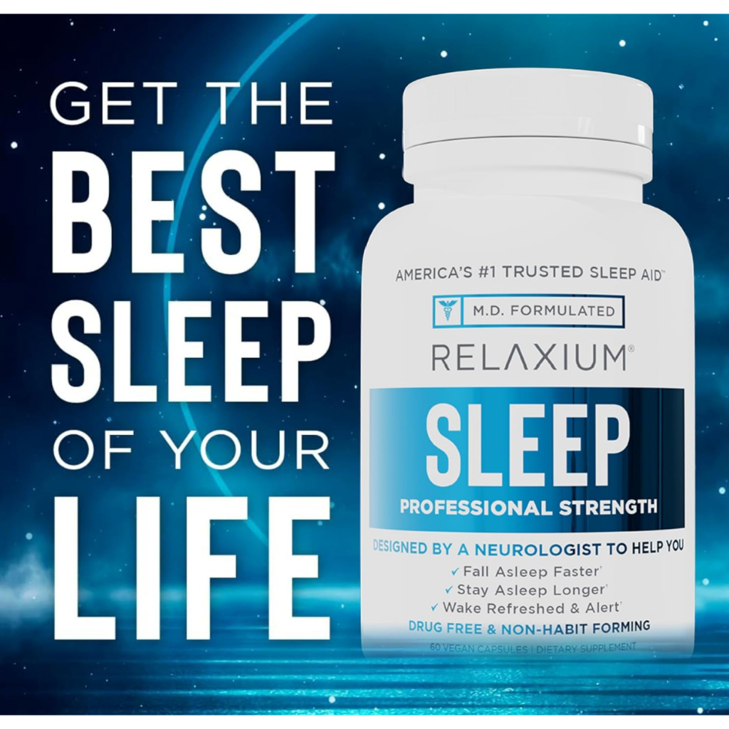 Relaxium Sleep Aid for Adults,60 Capsules, | Shopee Thailand