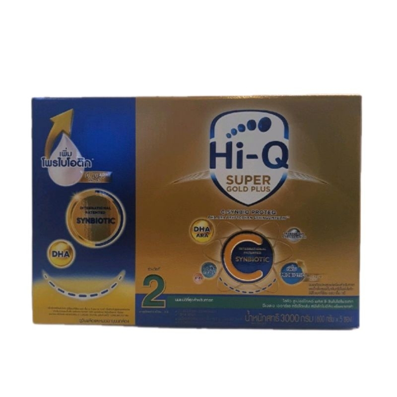 ( 1 กล่อง = 3000 กรัม ) Hi-Q SUPER GOLD PlUS C-SYNBIO PROTEQ สูตร2 ขนาด 3000 กรัม | Shopee Thailand