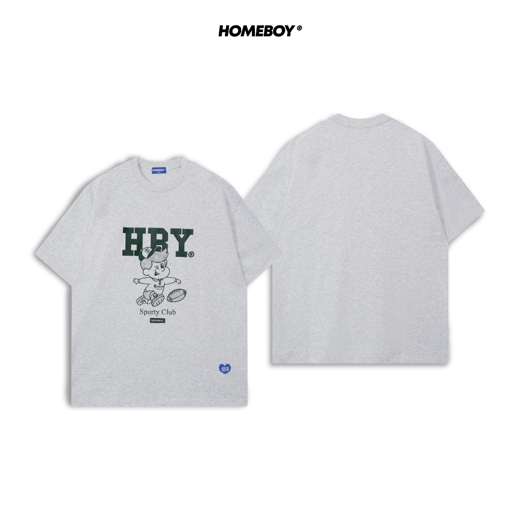 HOMEBOY เสื้อยืด UNISEX รุ่น HB.MAX.HBY.CLUB | Shopee Thailand