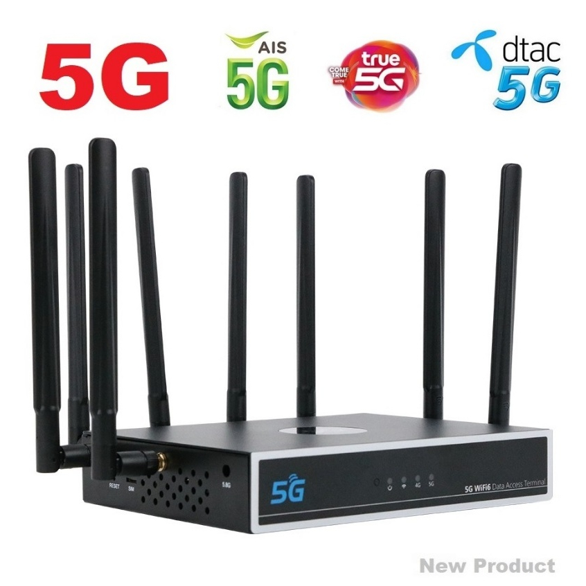 5G CPE Wireless Router 2.2Gbps Dual Band 2.4G+5GHz 8 External Antenna ...
