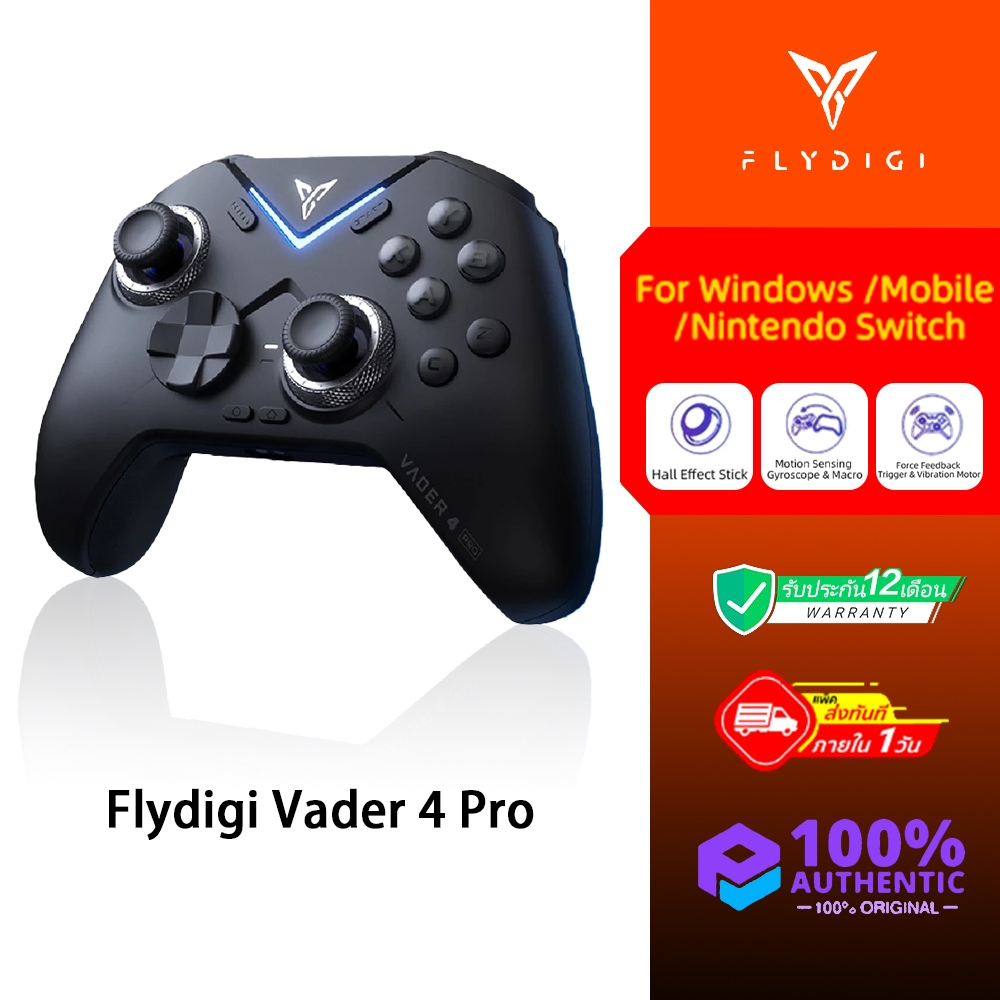 Flydigi Vader 4 Pro Athletic Elite ตัวควบคุมเกมวิดีโอไร้สายพร้อมการ ...