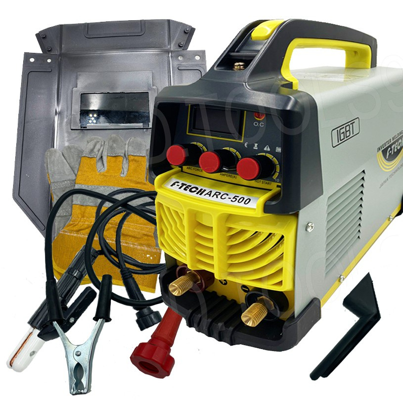 F-TECH ตู้เชื่อม Inverter IGBT 500A รุ่น ARC-500 พร้อมระบบ ARC FORCE บอร์ดใหญ่ สายเชื่อม 2 เมตร ...