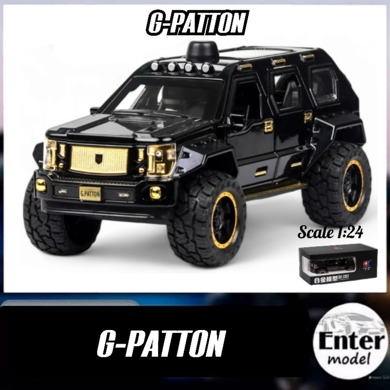 โมเดลรถเหล็ก มีเสียงมีไฟ คันใหญ่ G PATTON ยาว20cm สเกล 1/24 | Shopee ...