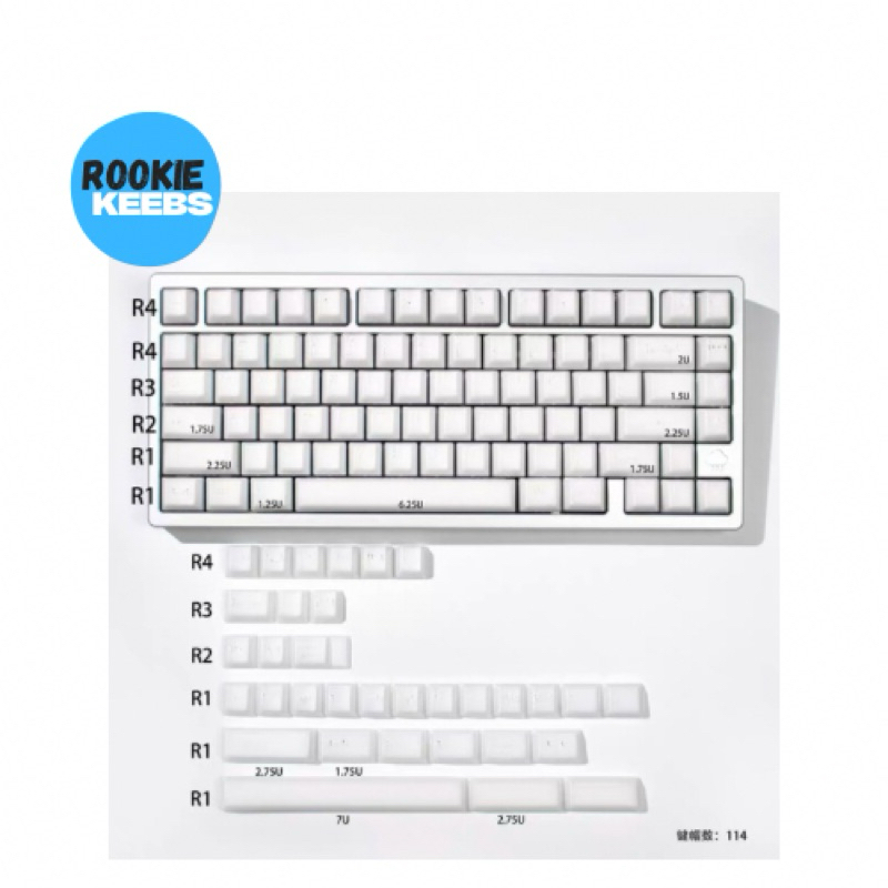PBT fans x-ray Clone Cherry Profile Keycap Set | Shopee Thailand