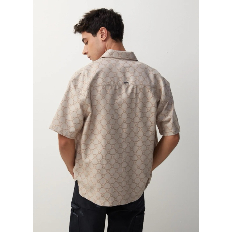 เชิ้ตยีนส์Monogram cps chaps | Shopee Thailand