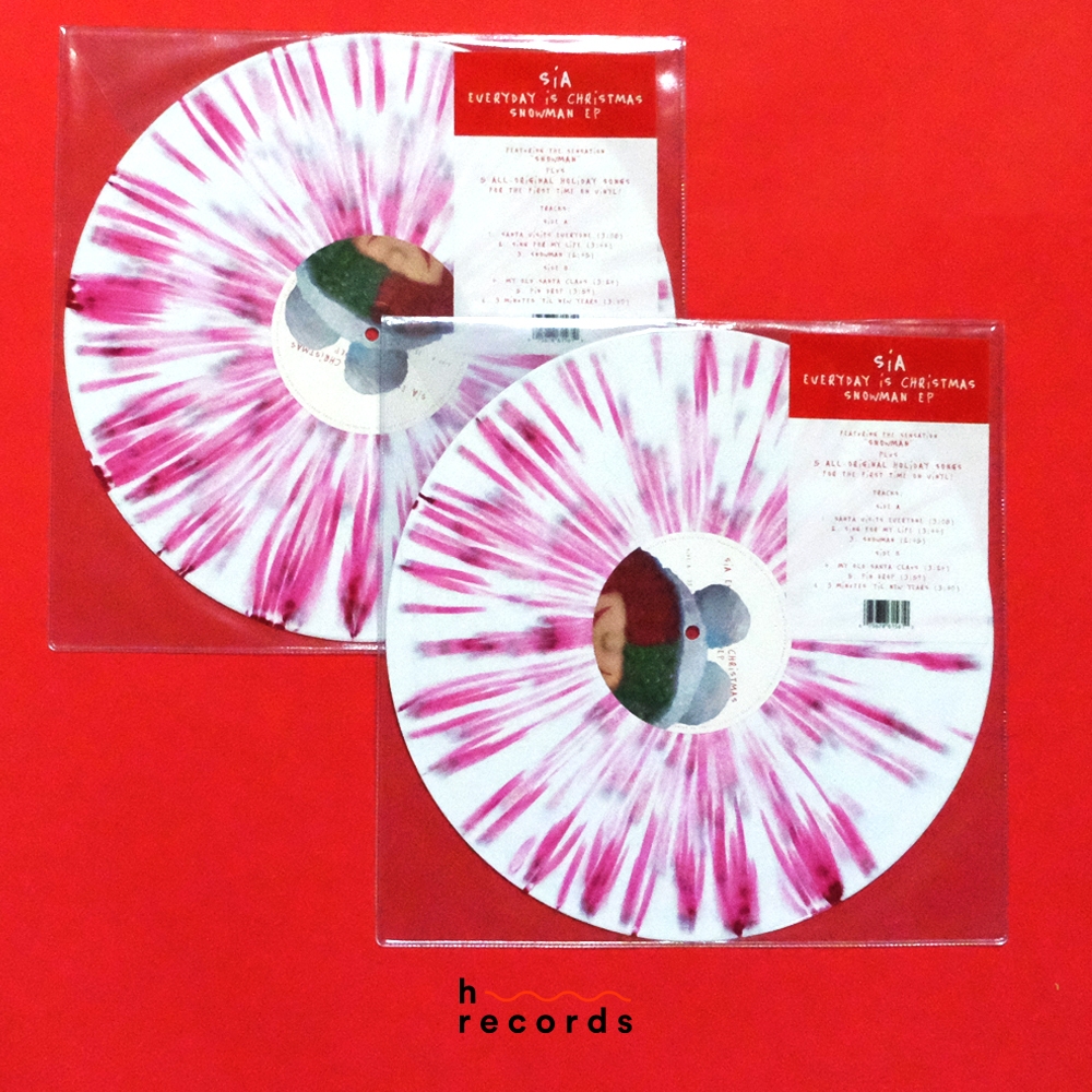 (ส่งฟรี) แผ่นเสียง Sia - Everyday Is Christmas Snowman EP (Limited 12 ...