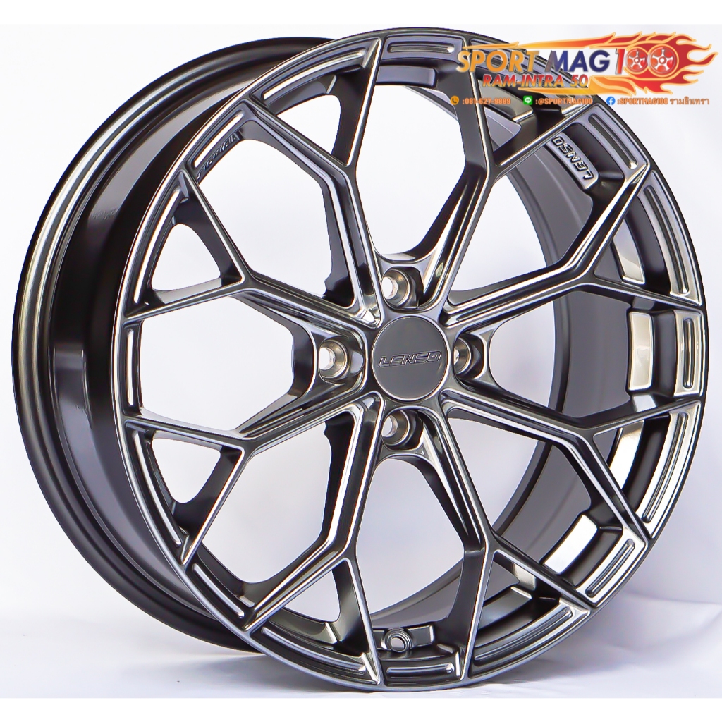 ล้อแม็กใหม่ Lenso J1B 4รู100 ET35 ไฮเปอร์แบล็ค 7-17นิ้ว (ราคา4วง) | Shopee Thailand