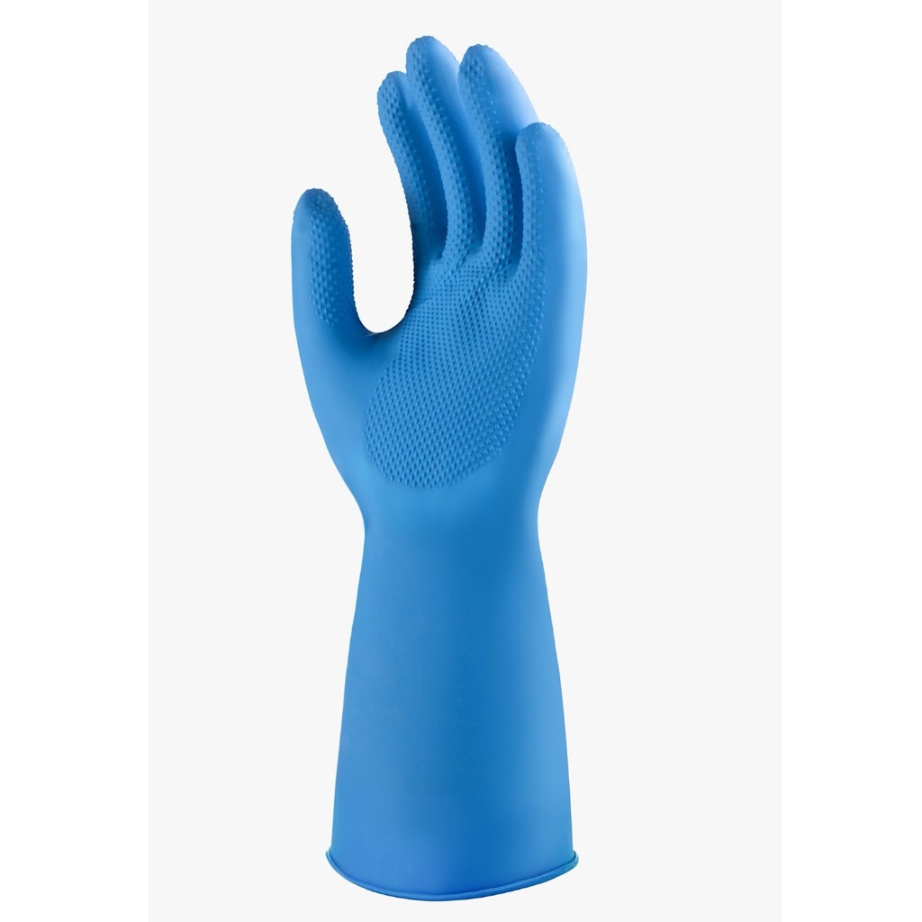 ถุงมือไนไตรล์ ป้องกันสารเคมี CT008 ยี่ห้อ Excia | Shopee Thailand