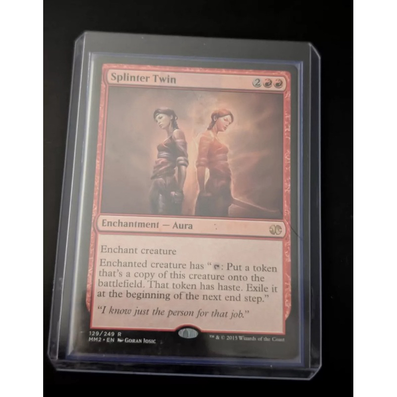 การ์ด MTG Splinter Twin Red Magic the Gathering EDH รุ่น MM2 สภาพ Ex-Nm | Shopee Thailand