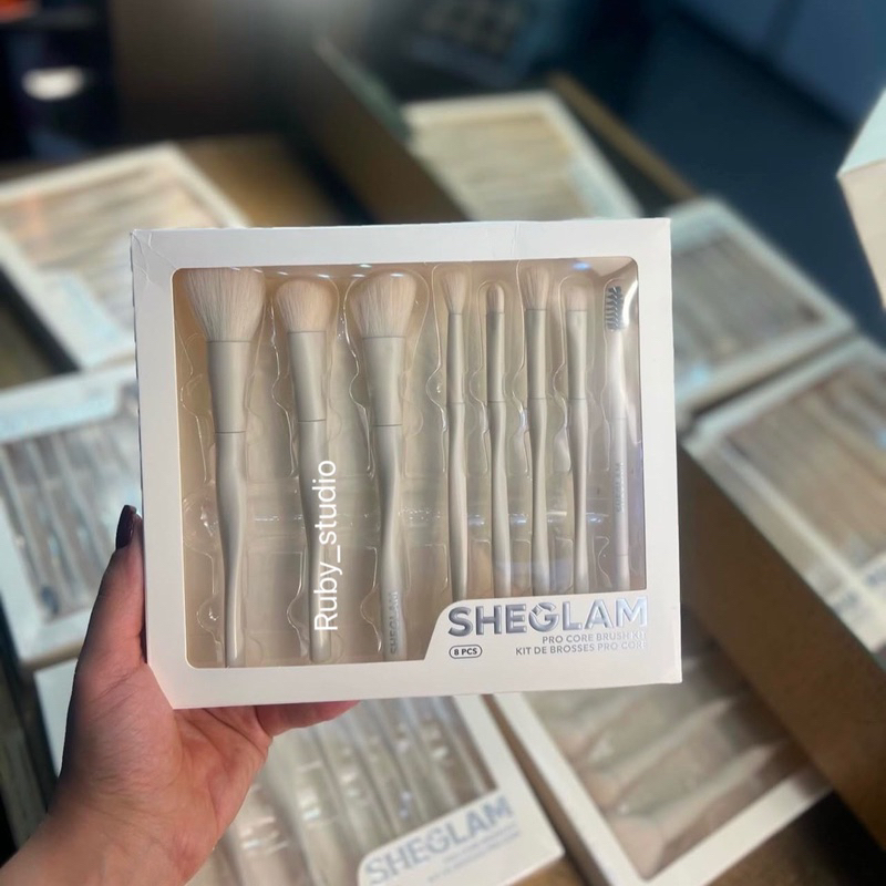 Set แปรงแต่งหน้า Sheglam 8ชิ้น คุ้มมากก!! ขนนุ่มไม่บาดผิว งานสวยตรงปก(พร้อมส่ง) | Shopee Thailand