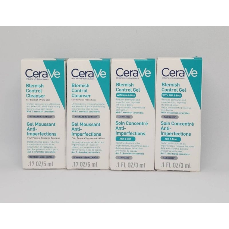 Cerave Blemish Control cleanser /control Gel 3ml | Shopee Thailand