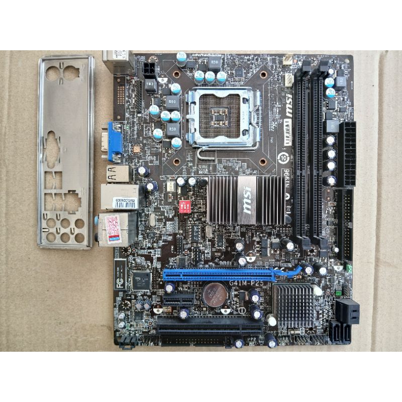 Mainboard 775 DDR3 MSI G41M-P25 รองรับ CPU 775 | Shopee Thailand