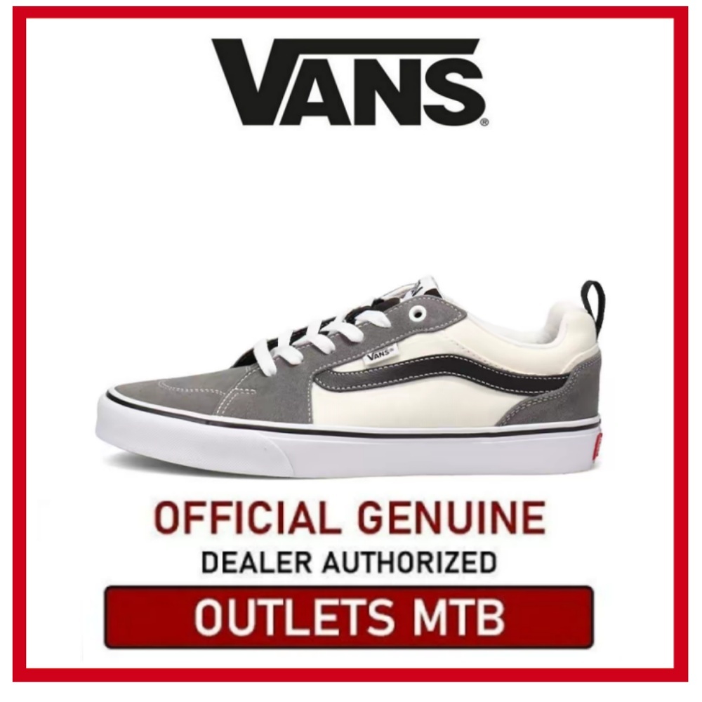【100%Original】Vans Filmore Gray White Low Top Modest Unisex Leisure ...