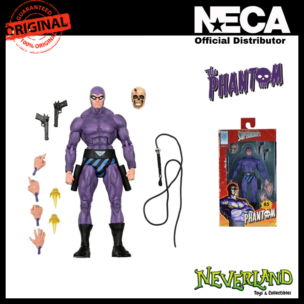 NECA King Features The Original Superheroes The Phantom 7 Scale Action ...