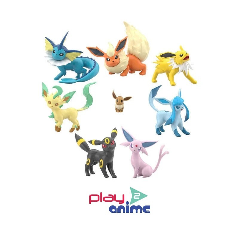 Bandai 1/20 POKÉMON SCALE WORLD PALDEA REGION EEVEE EVOLVE SET | Shopee ...