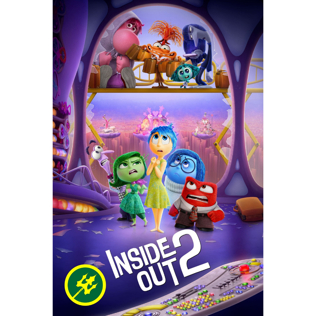 DVD การ์ตูน Inside Out 2 มหัศจรรย์อารมณ์อลเวง 2 (2024) แผ่นดีวีดี อนิเม ...
