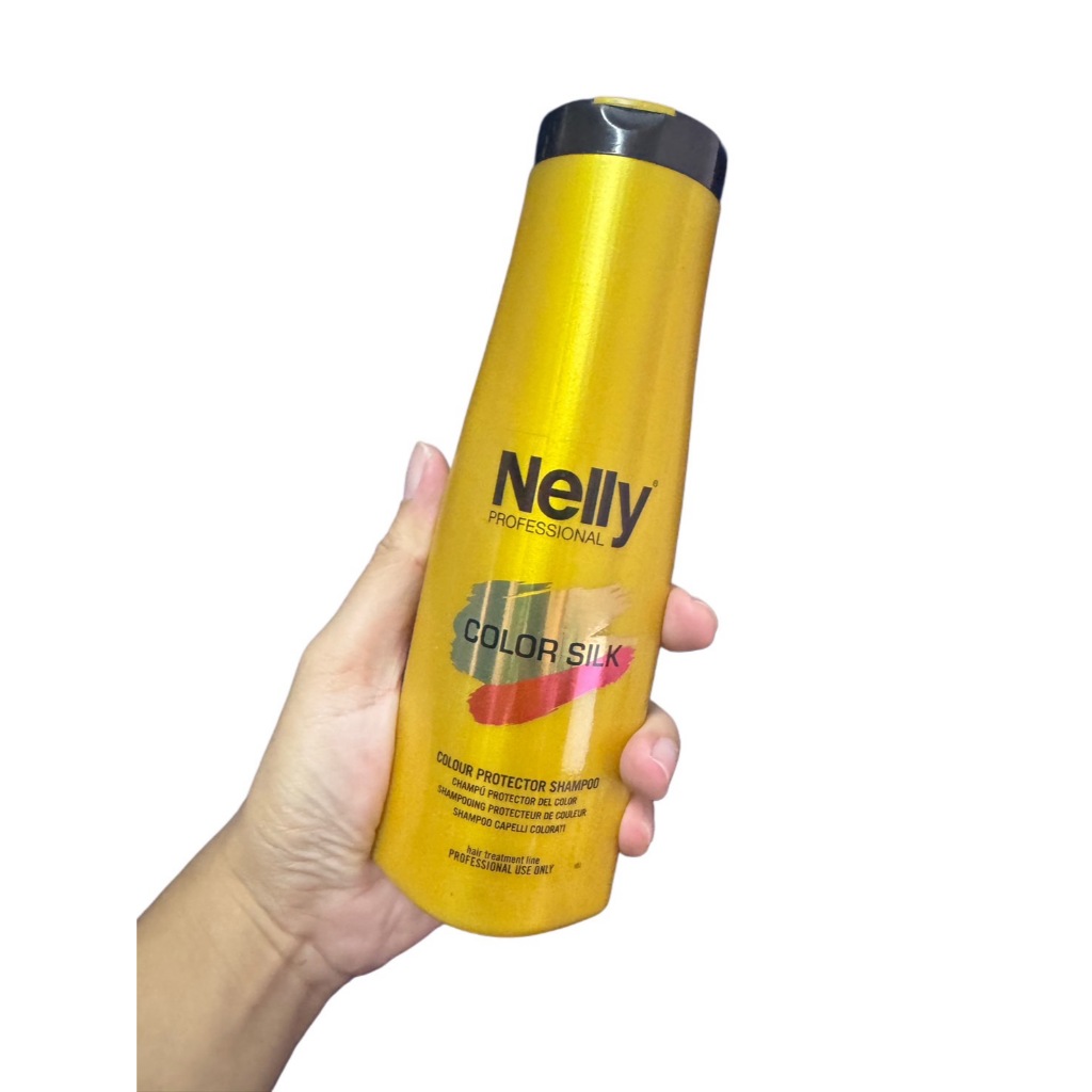 Nelly color Silk Shampoo 400 ml แชมพูสำหรับคนย้อมผมบ่อยๆ ใช้แชมพูตัวนี้ ...