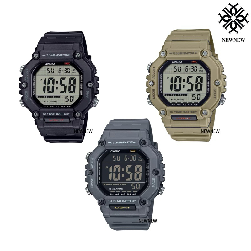 CASIO นาฬิกาข้อมือ AE-1600H-1AV AE-1600H-8BV AE-1600H-5AV ของแท้ประกันศูนย์ 1ปี | Shopee Thailand