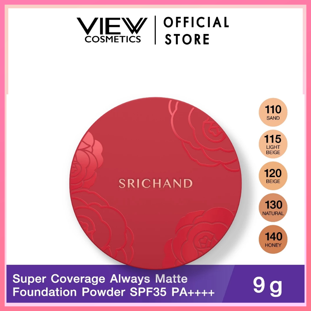 SRICHAND ซูเปอร์ คัฟเวอเรจ ออเวส์ แมทต์ ฟาวน์เดชั่น พาวเดอร์ เอสพีเอฟ 35 พีเอ++++ 9 กรัม ...