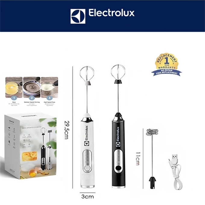 [electrolux]เครื่องตีฟองนม ที่ชาร์จ USB,เกียร์ปรับได้ 3 ระดับ, อุปกรณ์ทำขนม, ของใช้ในครัวที่บ้าน ...