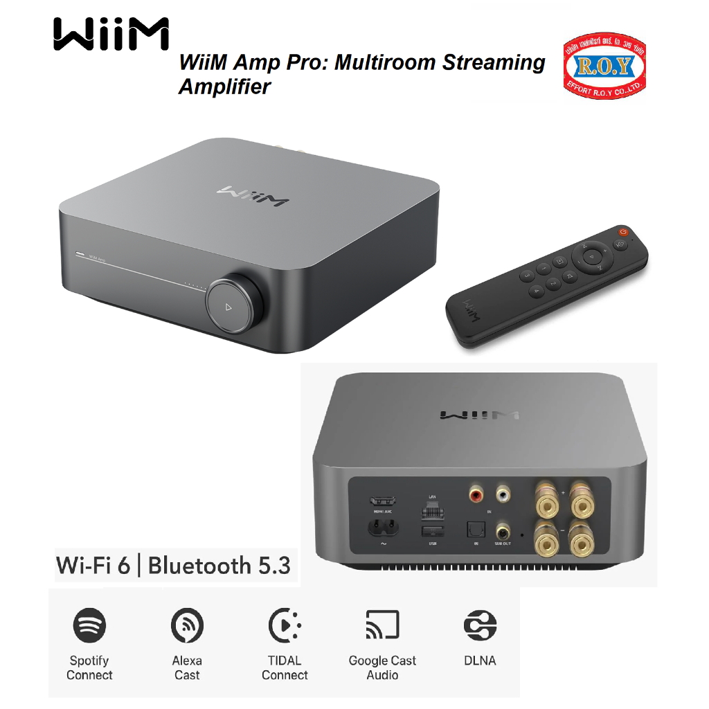 WIIM AMP PRO Multiroom Streaming Amplifier | Shopee Thailand