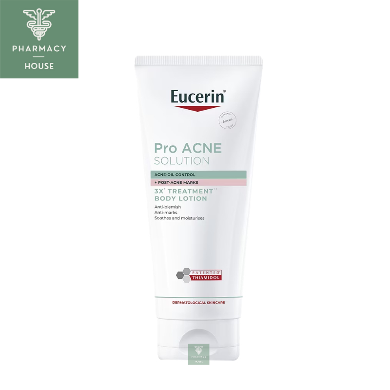 Eucerin Pro Acne Solution 3X Treatment Body Lotion 200 ml. | Shopee ...
