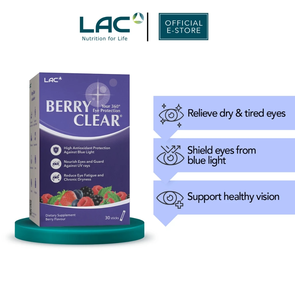 [LAC EYES] Berry Clear - 360° Eye Protection (30 powder sticks) ดูแล ...