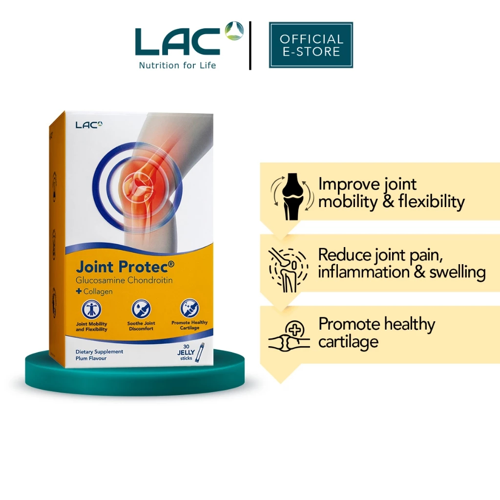 [LAC JOINT PROTEC] Glucosamine Chondroitin + Collagen (15g x 30 jelly ...