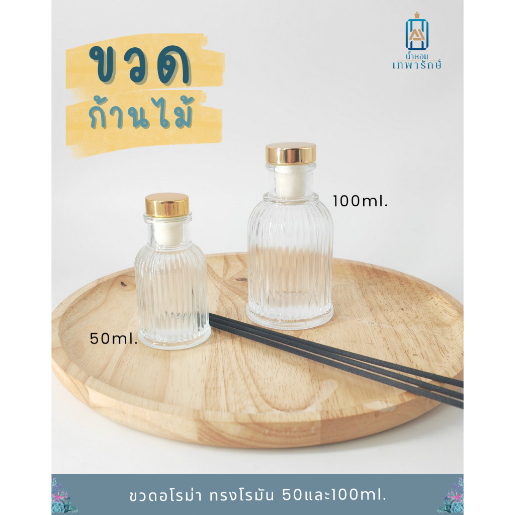 ขวดก้านไม้กระจายกลิ่น ขวดReed diffuser ขวดเปล่าก้านไม้หอมระเหย ทรงโรมัน ...