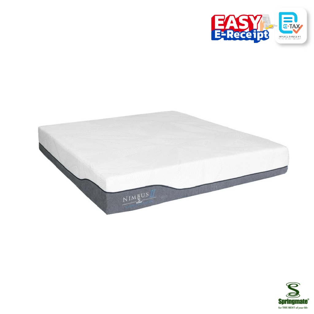 [ผ่อน 0% ส่งฟรีทั่วไทย] Springmate ที่นอนรุ่น Nimbus II (นุ่มฟิน) แถมฟรี !! หมอนหนุนสุขภาพกันไร ...