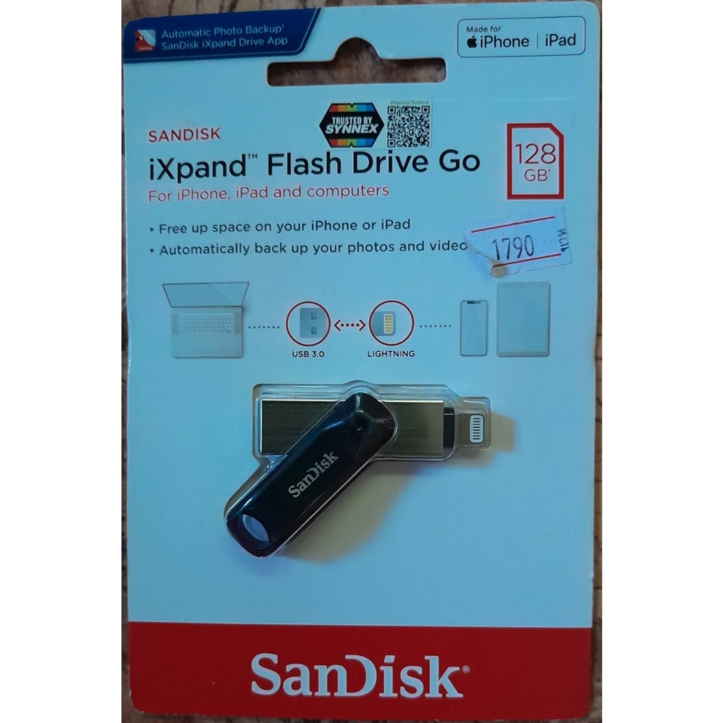128 GB FLASH DRIVE (แฟลชไดร์ฟ) IXPAND FLASH DRIVE GO | Shopee Thailand