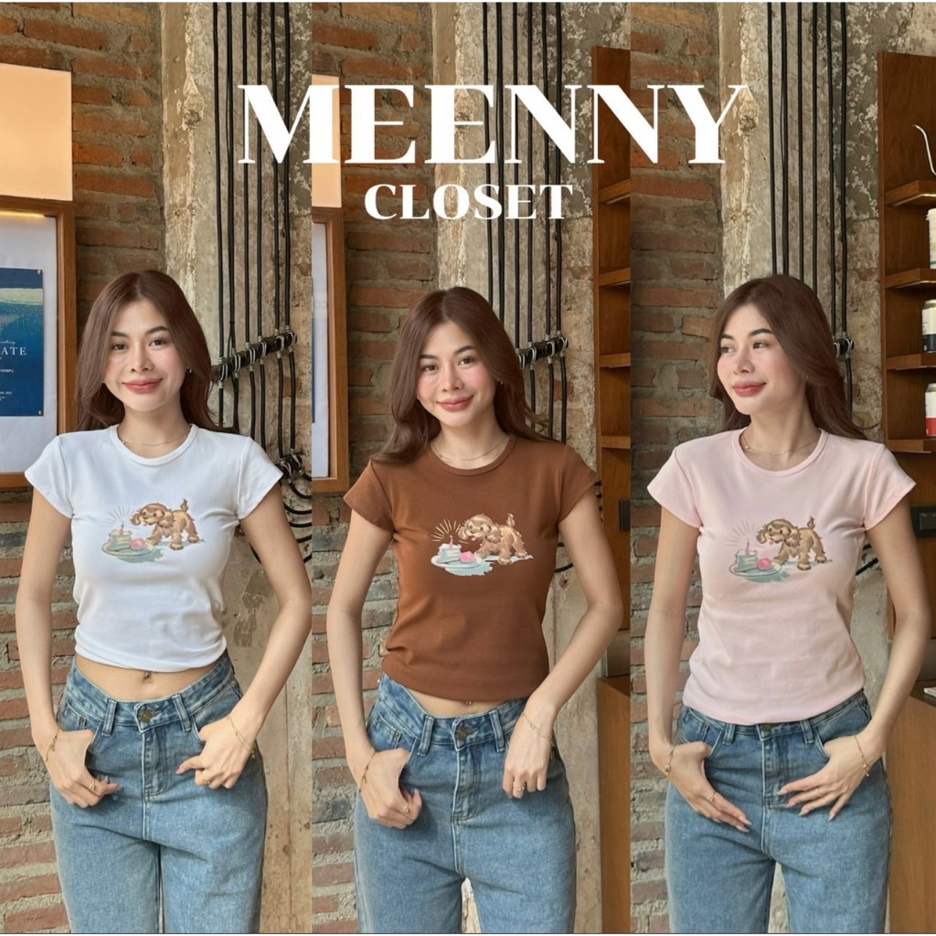 Meenny Closet | SM04 เสื้อเบบี้ทีลายการ์ตูนน่ารัก | Shopee Thailand