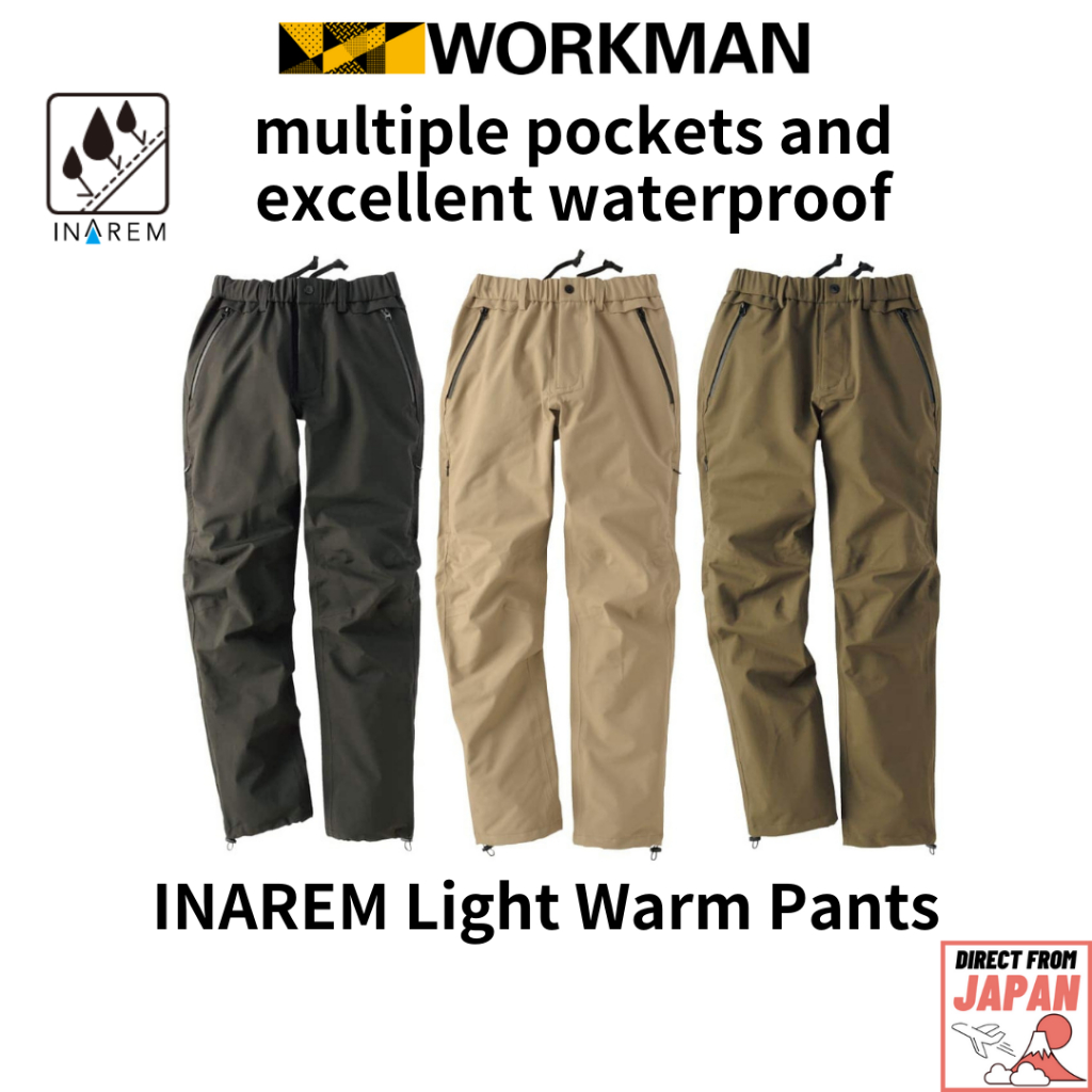 WORKMAN INAREM Light Warm Pants【direct from Japan】 | Shopee Thailand