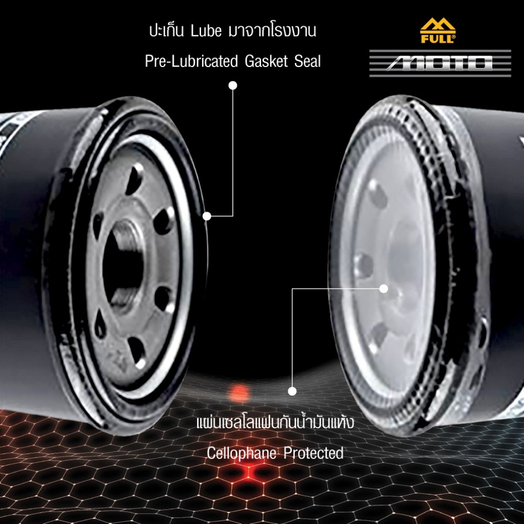 กรองน้ำมันเครื่อง FULL RAZER FR-171C สำหรับรถยี่ห้อ Harley Davidson ...