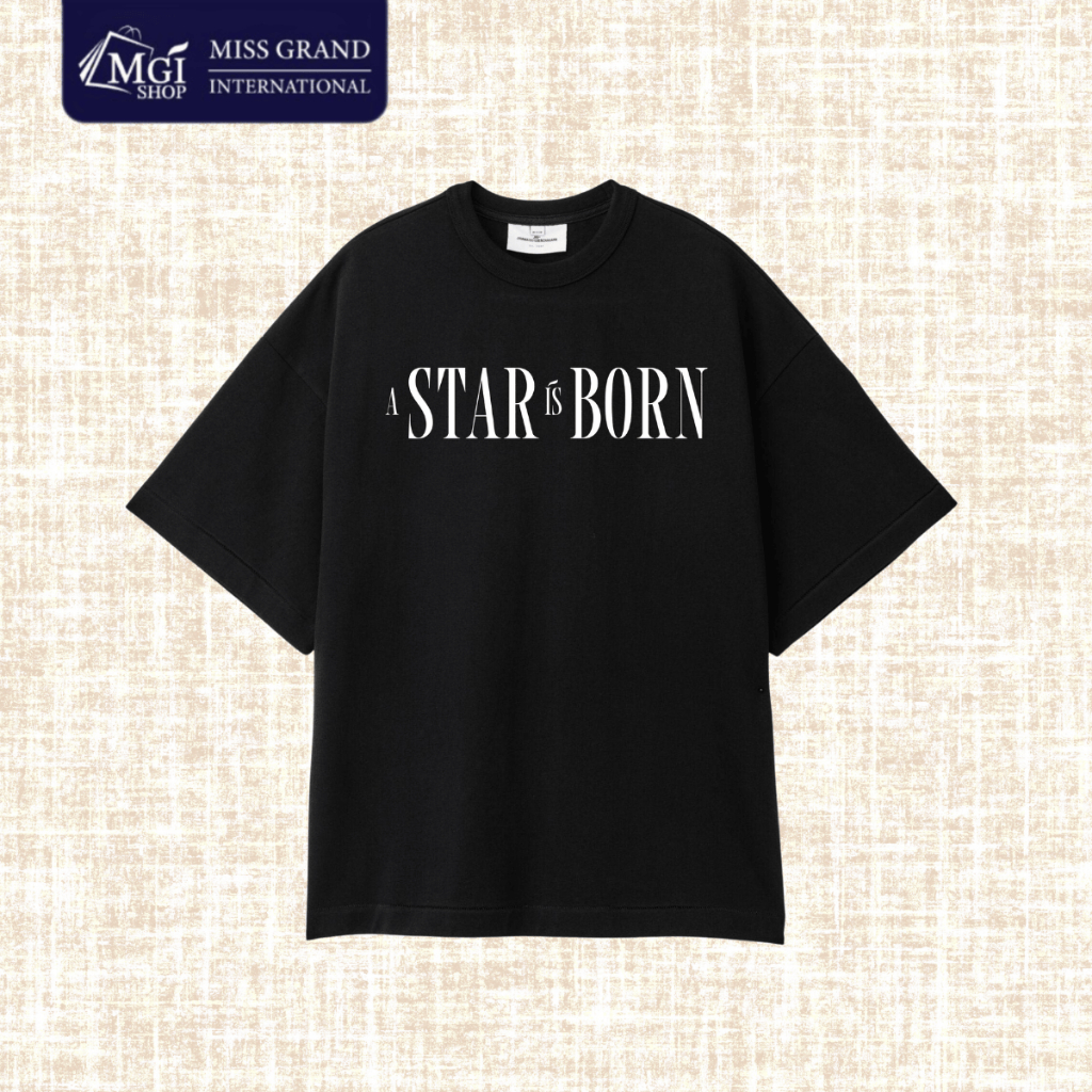 เสื้อยืดคอกลม อธิภา เสื้อทีเชิ้ต สีขาว อก 45 นิ้ว Atipa A star is born ...