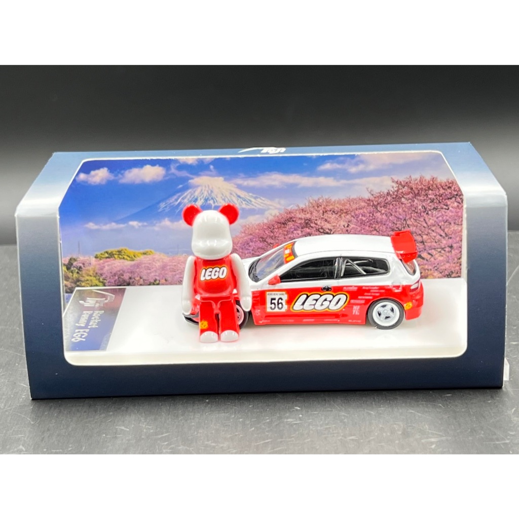 Fuji 1/64 Pandem Civic EG6 5th generation Red Lego Figurine ver ...