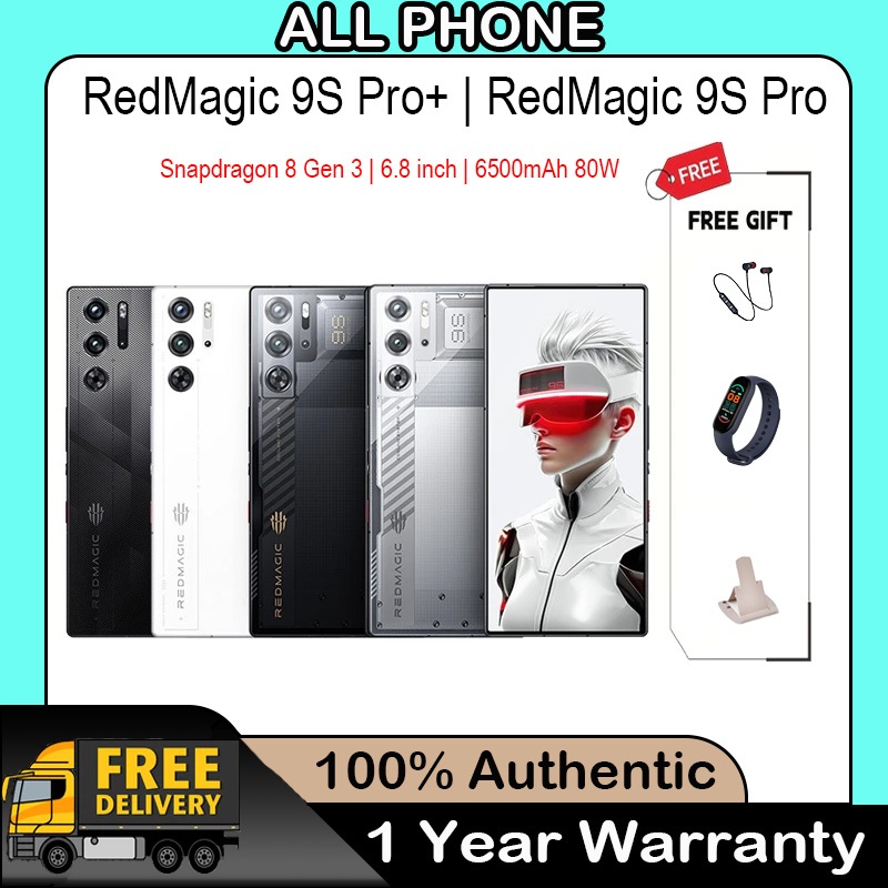 ZTE Nubia RedMagic 9S Pro+ | RedMagic 9S Pro 6.8 inche Snapdragon 8 Gen 3 6500mAh 80W | Shopee ...