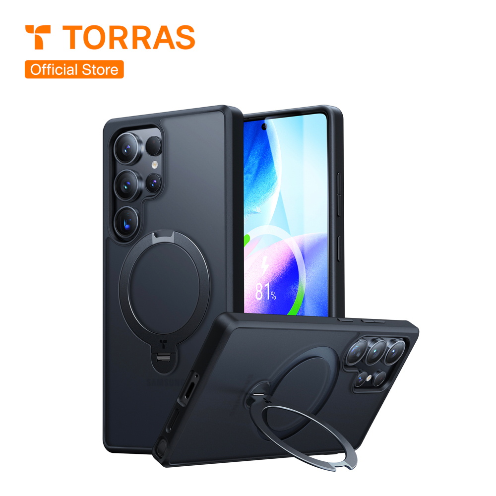 เคสมือถือ TORRAS Ostand Spin for Samsung S25 / S25 Plus / S25 Ultra - Black / Dune / Blue ...