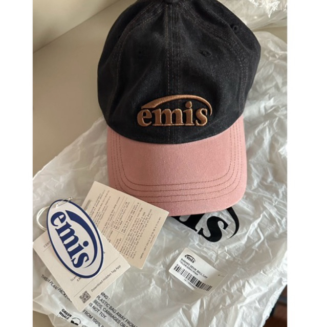 ส่งต่อหมวก emis แท้100% Emis denim cap พร้อมส่ง (ผ่านใช้งานประมาณ3ครั้ง ...