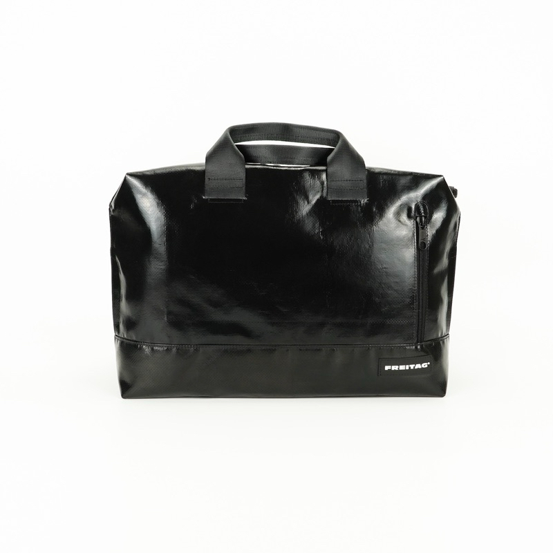 FREITAG F305 ROY ผ้าดำ ช่องใส่ของด้านในสีครีม ผ้าหนานุ่ม เงา เกล็ดกลางๆ ...