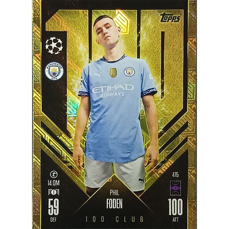 Match Attax CL 24/25 Champions League 2024/2025 475 - Phil Foden - 100 ...